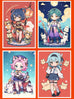 40pcs Genshin Impact Honkai Star Rail Character Copy Cards