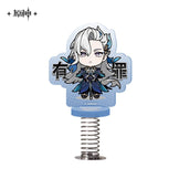 Genshin Impact Official Fontaine Character Chibi Cute Shake Toy