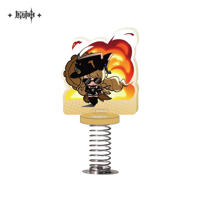 Genshin Impact Official Fontaine Character Chibi Cute Shake Toy