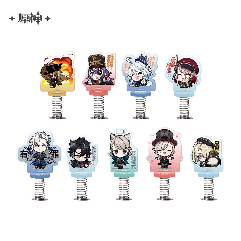 Genshin Impact Official Fontaine Character Chibi Cute Shake Toy