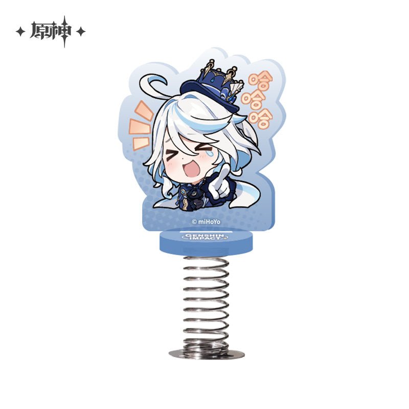 Genshin Impact Official Fontaine Character Chibi Cute Shake Toy