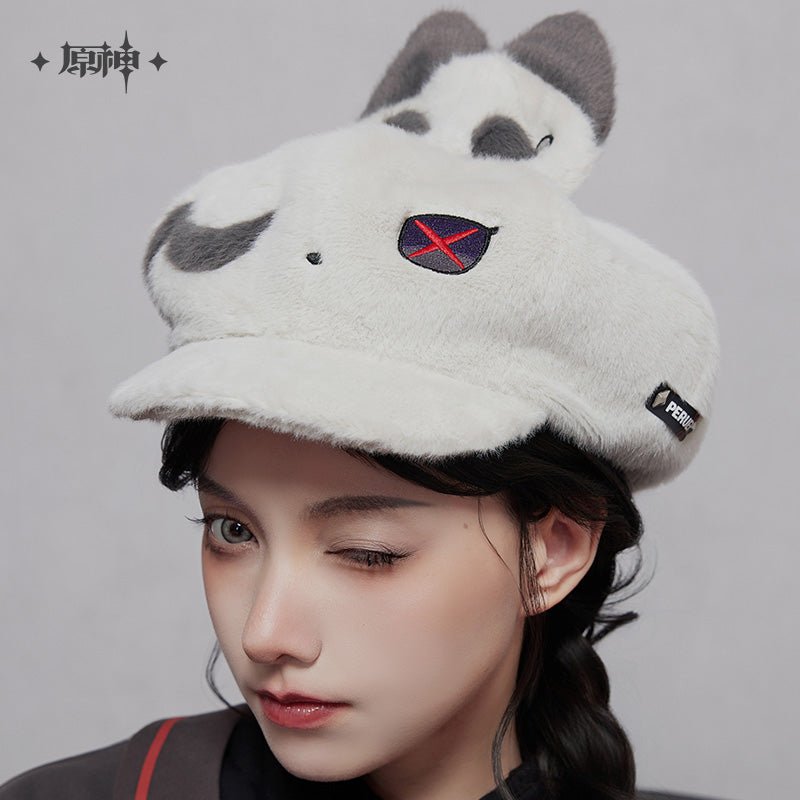 Genshin Impact Arlecchino Impression Accessories - Peruere Furry Beret