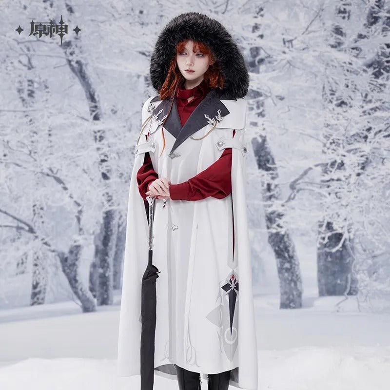 Genshin Impact Frost and Flame Fatui Harbinger Impression Cloak