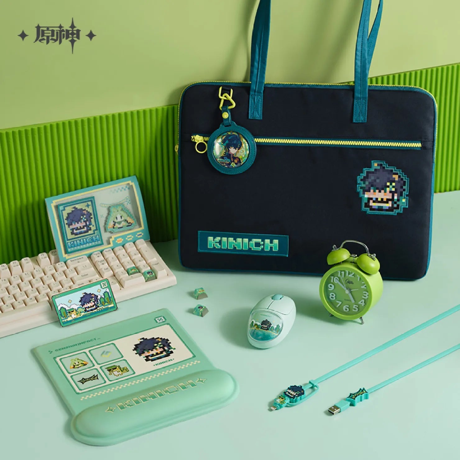 Genshin Impact Official Natlan Pixel Series Merch - Kinich