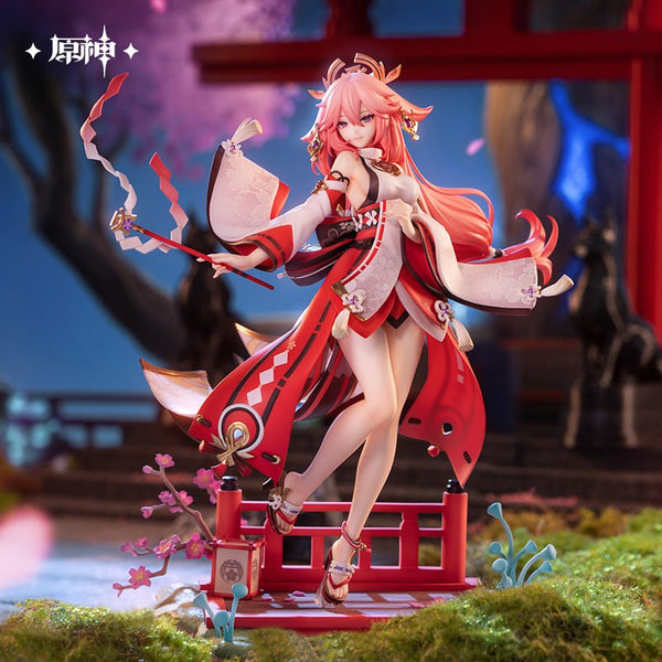 Genshin Impact Official Yae Miko Astute Amusement Scale Figure