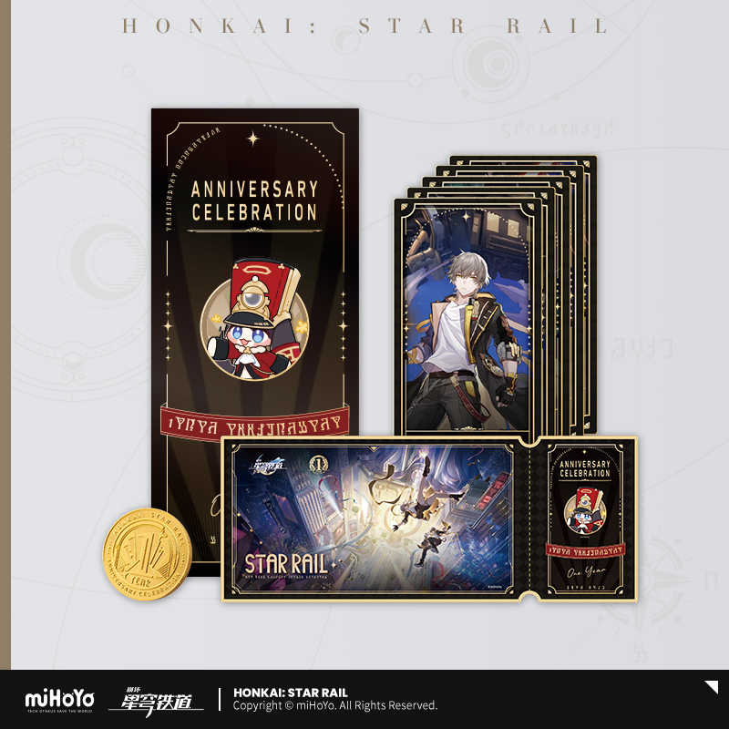 Honkai Star Rail 1st Anniversary Collectible Card Set