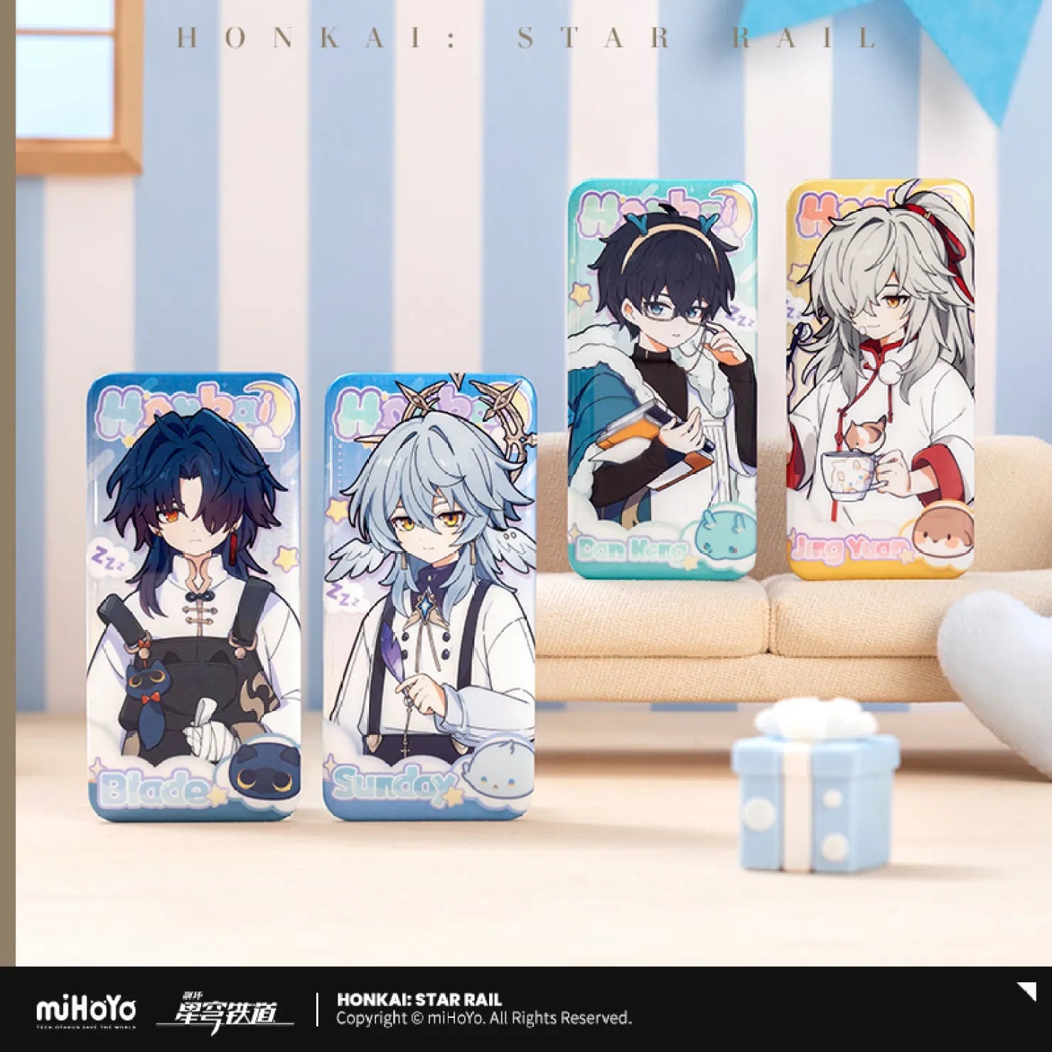Honkai Star Rail Boys Dormitory Series Badge