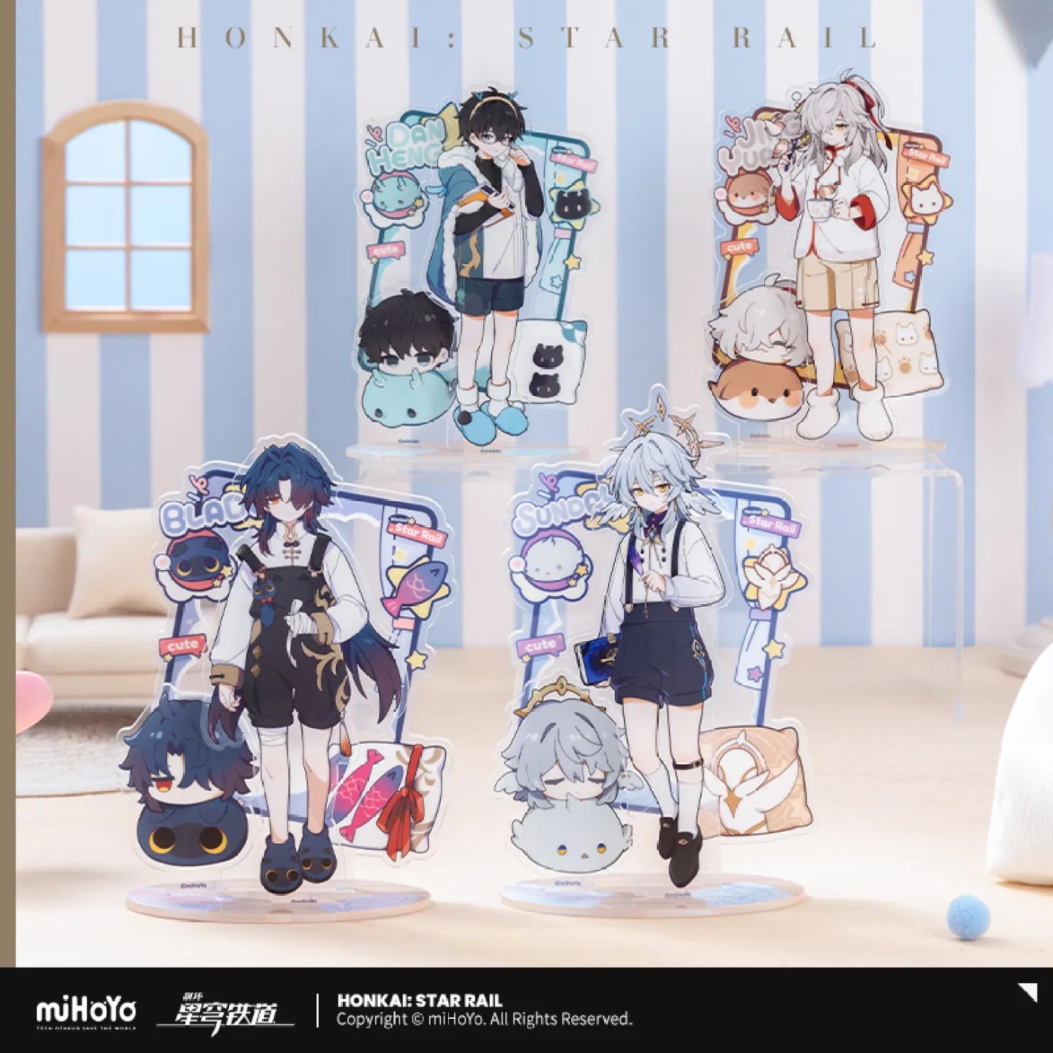 Honkai Star Rail Boys Dormitory Series Stand Figure