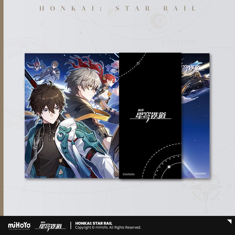 Honkai Star Rail Official Merch Interstellar Travel Post Card Set