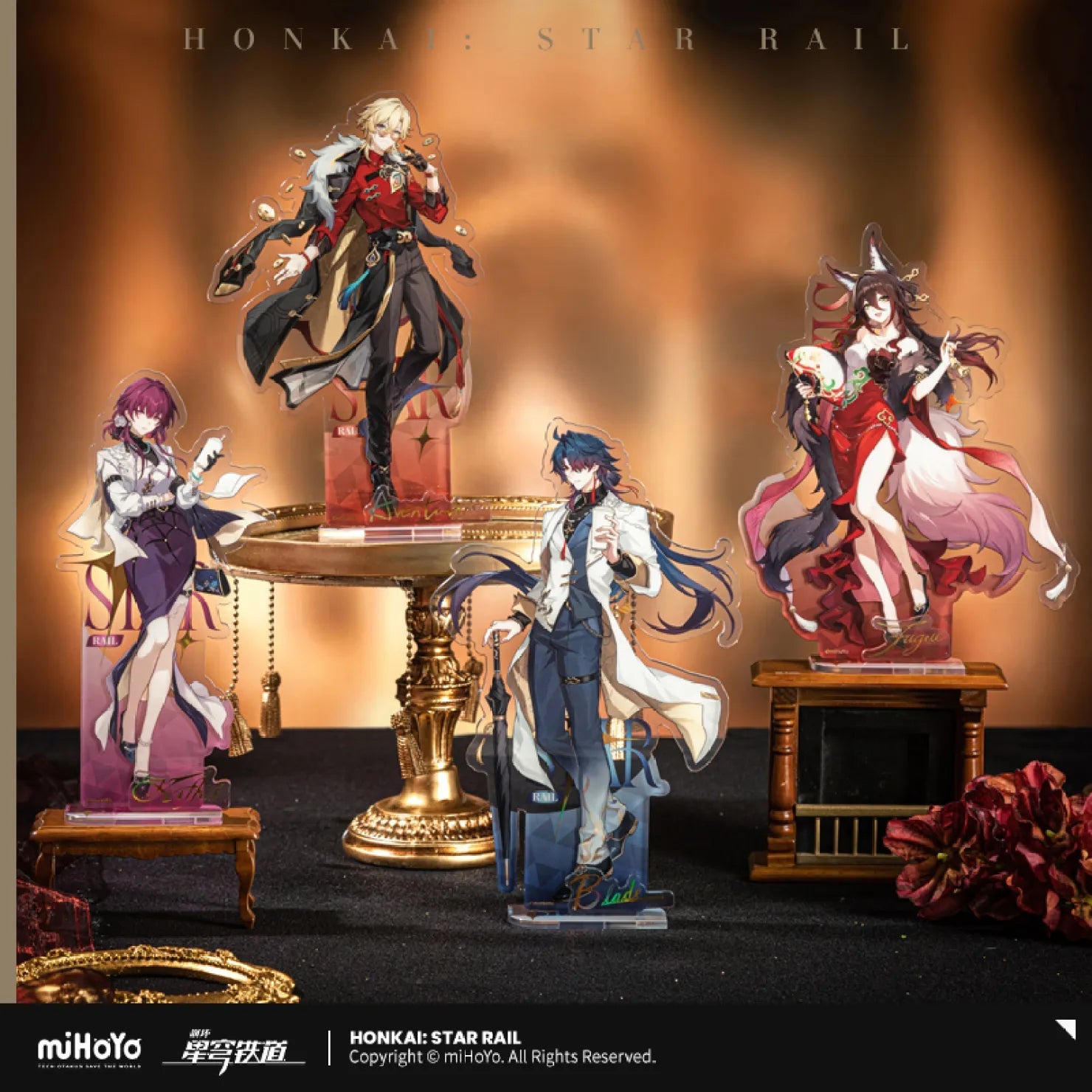 Honkai Star Rail Train Journey Series Merch - Kafka, Blade, Aventurine ...