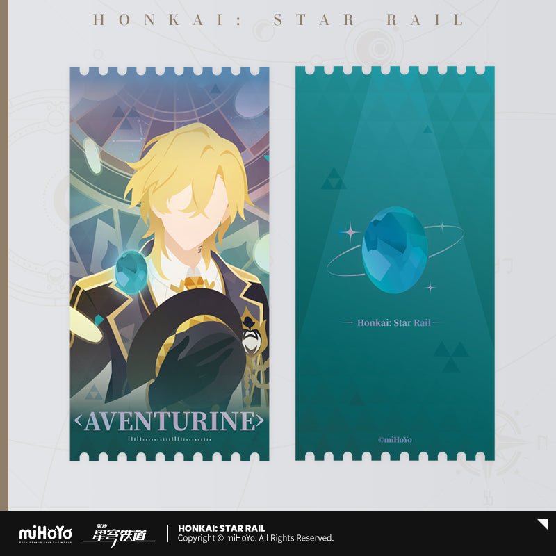 Honkai Star Rail The Ten Stonehearts Laser Ticket Set