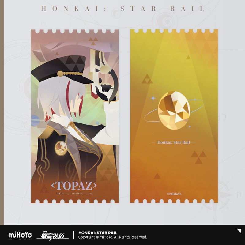 Honkai Star Rail The Ten Stonehearts Laser Ticket Set