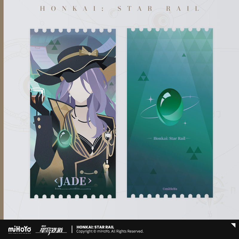 Honkai Star Rail The Ten Stonehearts Laser Ticket Set