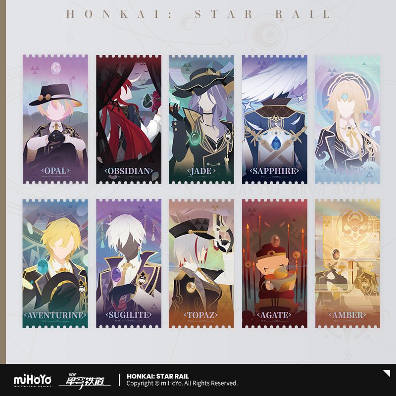 Honkai Star Rail The Ten Stonehearts Laser Ticket Set