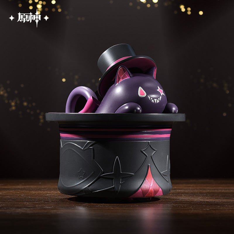 Genshin Lyney Magic Show Series Grin-Malkin Cat Movable Toy