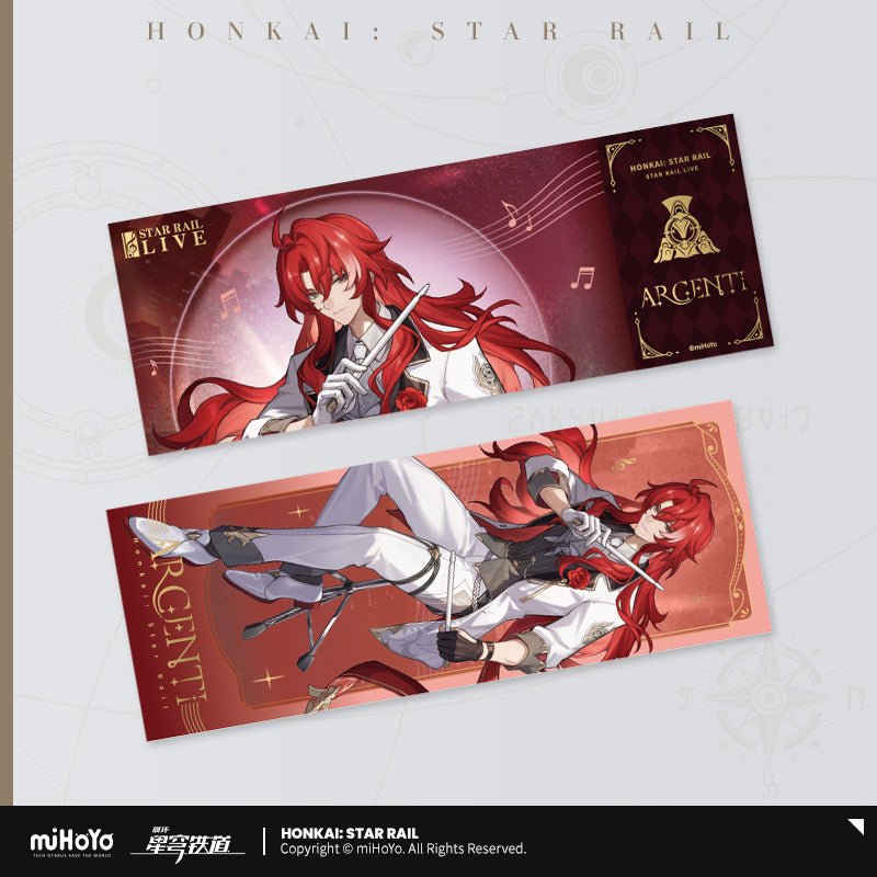 Honkai Star Rail LIVE Series Collectable Laser Ticket