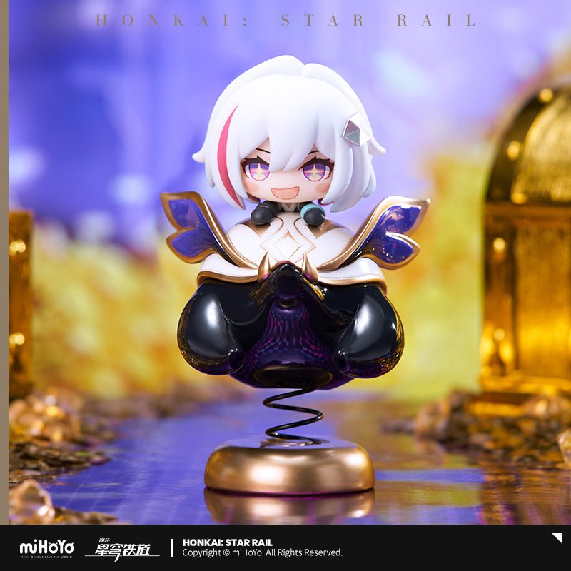 Official Honkai Star Rail Topaz and Numby Chibi Springy Shaking Figure