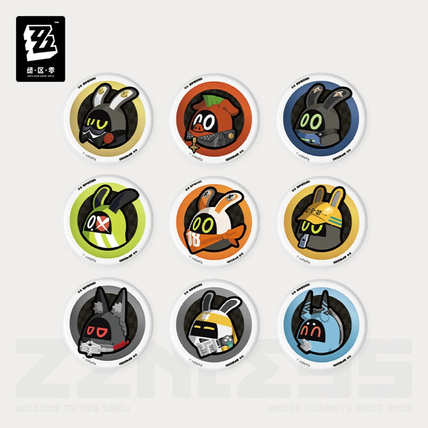 Zenless Zone Zero Bangboo Badge Blind Box - HSOS6
