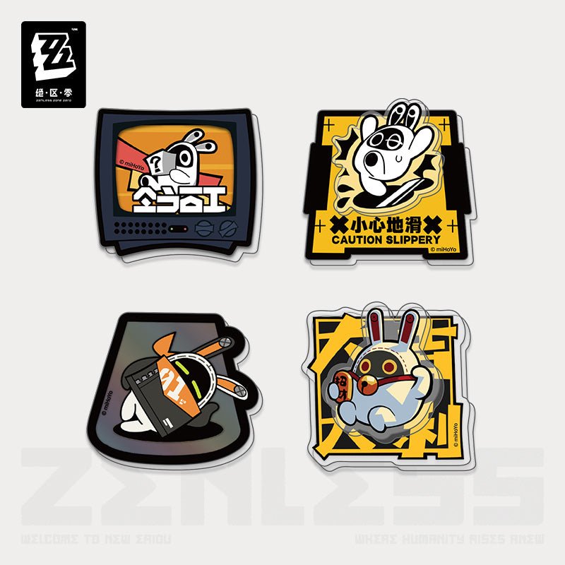 Zenless Zone Zero Equalizing Series Acrylic Fridge Magnets Set